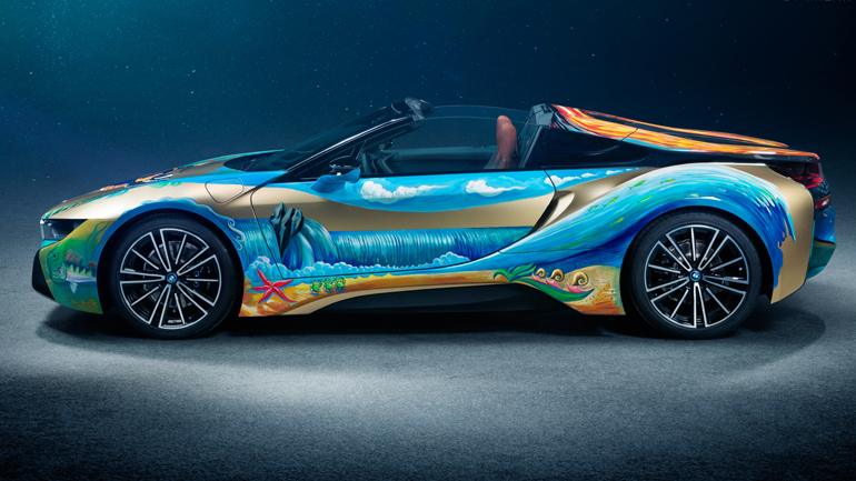 Έργο τέχνης το BMW i8 Roadster - Zougla